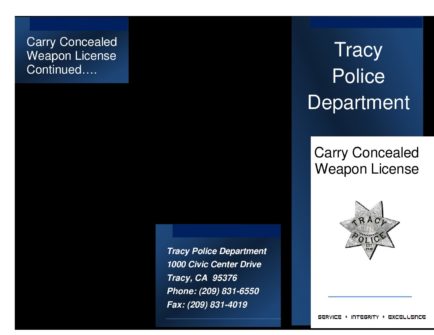 tracypd-CCW-information-brochure | Tracy Police Department