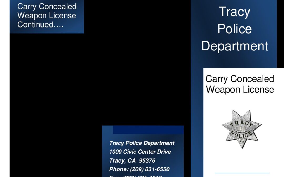 tracypd-CCW-information-brochure | Tracy Police Department
